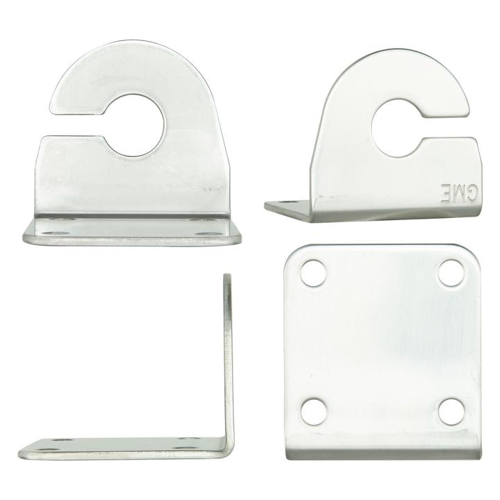 GME 2.5mm L Bracket With Cable Slot - Stainless Steel